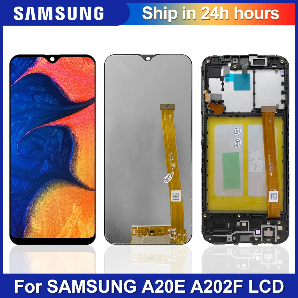 Original 5.8'' Lcd Screen For Samsung A20e Lcd A202 Lcd Display For ...