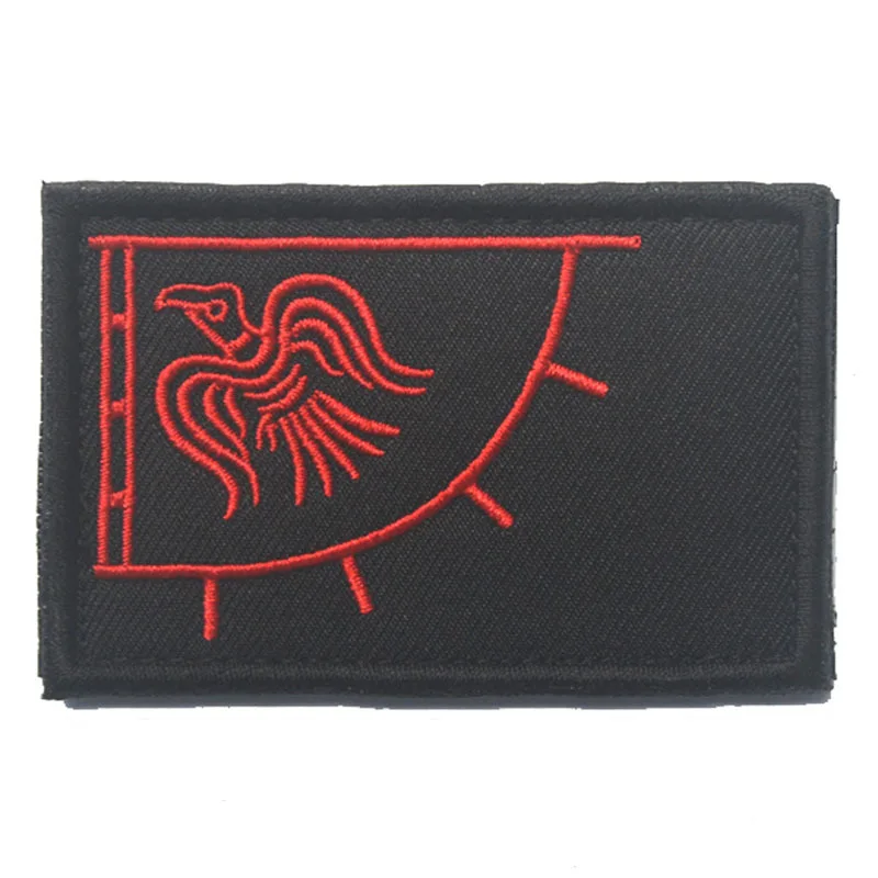 Viking flag patch Odinic Norse Odins Raven flag patches Military hook ...