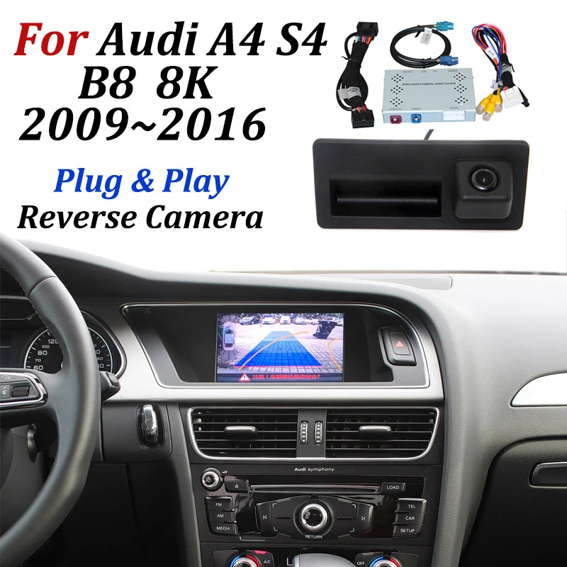 Front Rear View Camera For Audi A4 S4 B8 8k 2009-2016 Original Screen ...