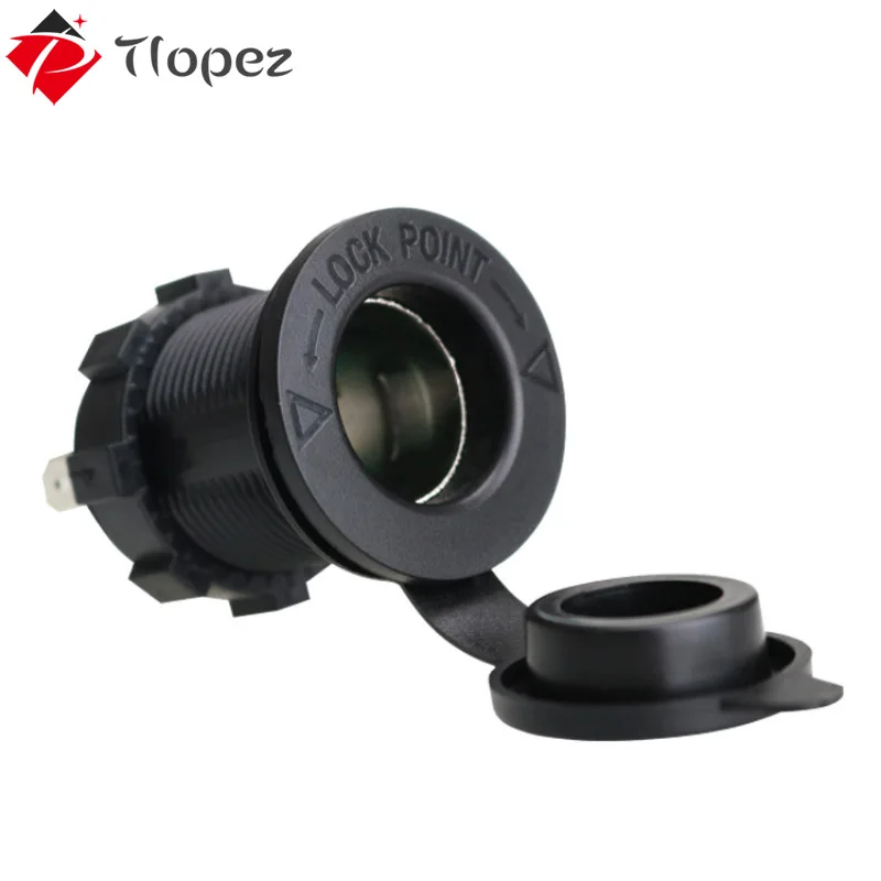 12V Waterproof Cigarette Lighter Socket Plug for Car Boat Motorcycle ...