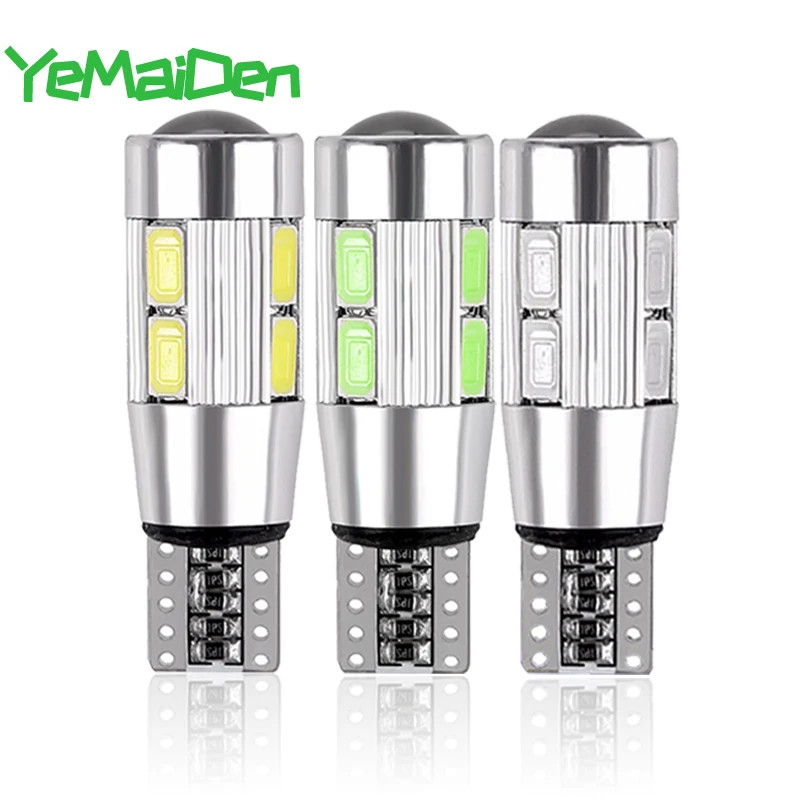 2x T10 Led Bulb Canbus No Error 5w5 W5w Led Signal Light Car Clearance ...
