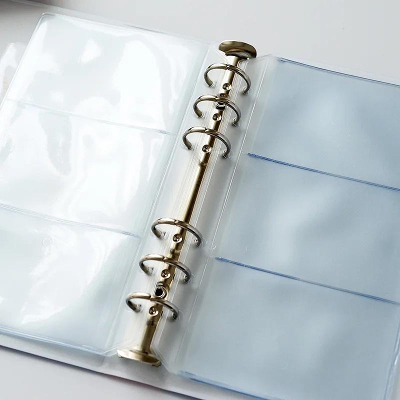 CAHIER,Pink-5pcs bag--classeur A6 pour Album Photo, carnet de notes ...