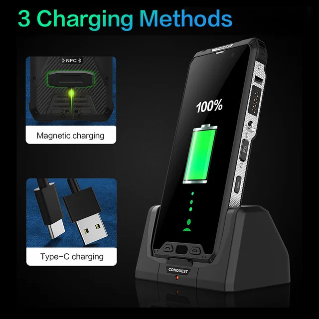 CONQUEST S28 5G IP68 Waterproof Rugged Smartphone Mobile Phone ...