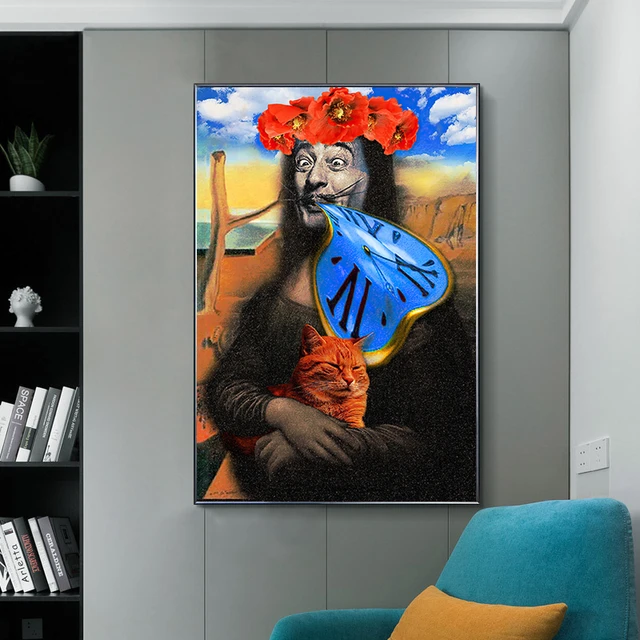 Melting Clock Painting Picasso