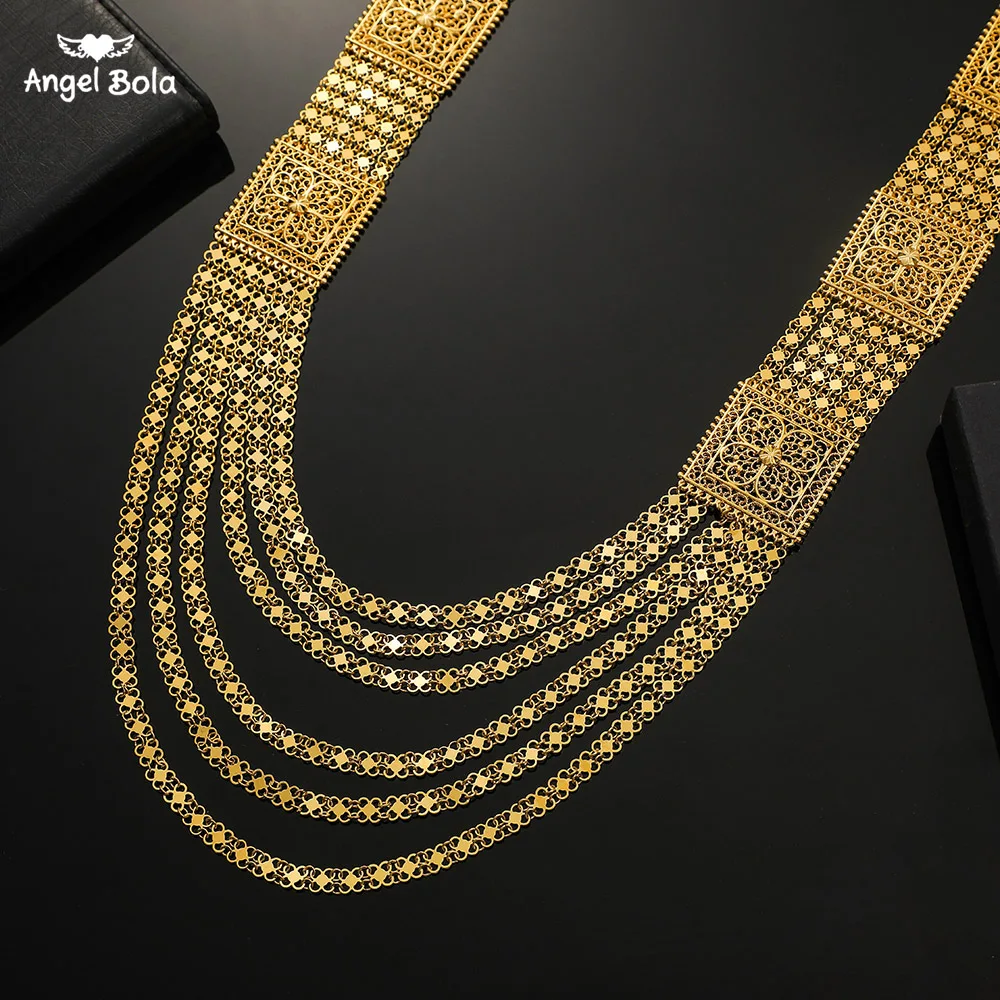 Arabian Persia Jewelry Gold Color Middle East Necklace Islam Vintage ...