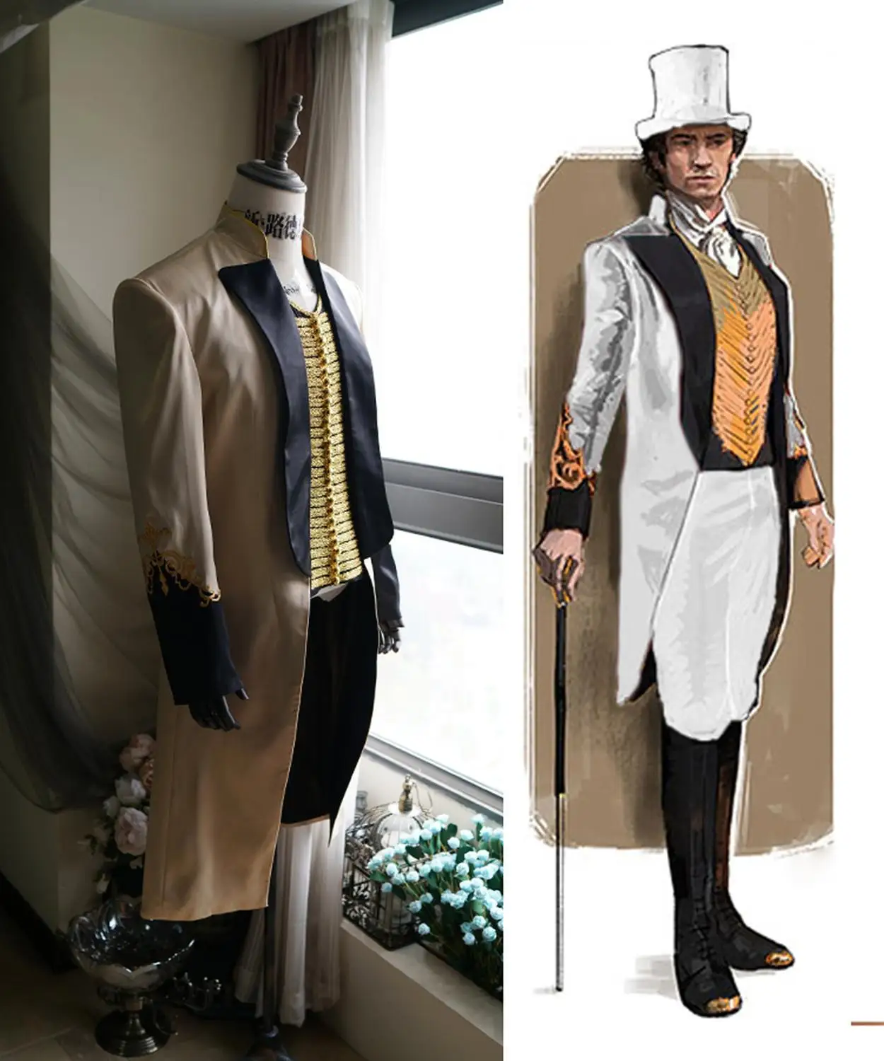 The-Greatest-Showman-Cosplay-Costume-Hugh-Jackman-Mens-Performance ...