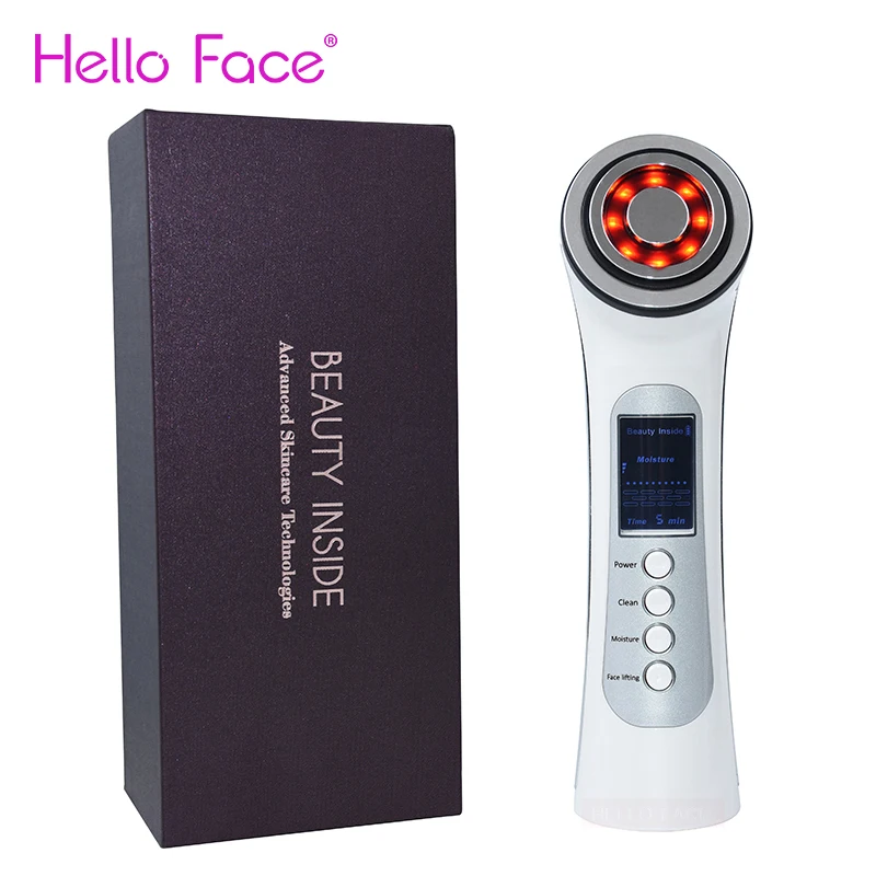RF EMS Facial Lifting Beauty Machine Radio Mesotherapy Electroporation ...