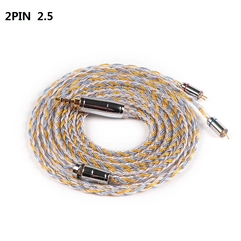 KBEAR 16 Core Upgraded Silver Plated Copper Cable,KBEAR