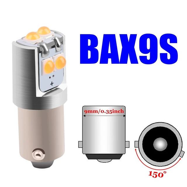 2PCS T11 233 H6W T4W BA9S BAX9S BAY9S LED Car Interior Reading Dome ...