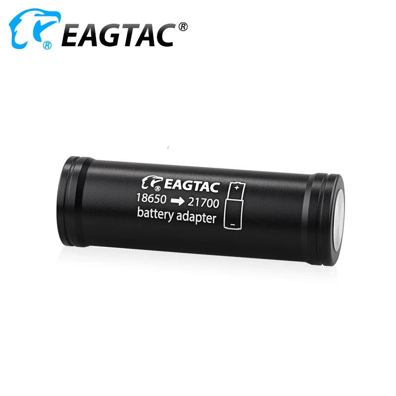 Eagtac 18650 To 21700 Converter Adapter For 21700 Flashlight, 18650 ...