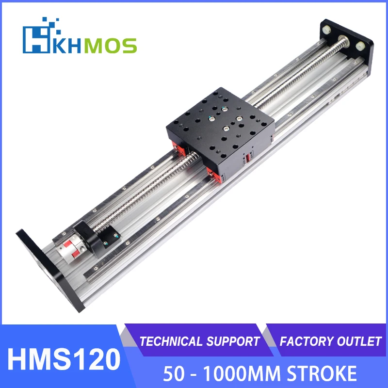 KHMOS 100MM 1000MM Effective Stroke Heavy Load Slide table Platform ...