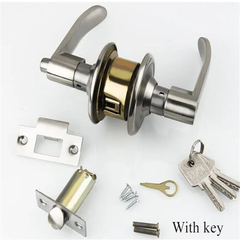 Bedroom Passage Door Lock Zinc Alloy Simple Toilet Copper Door Handle ...