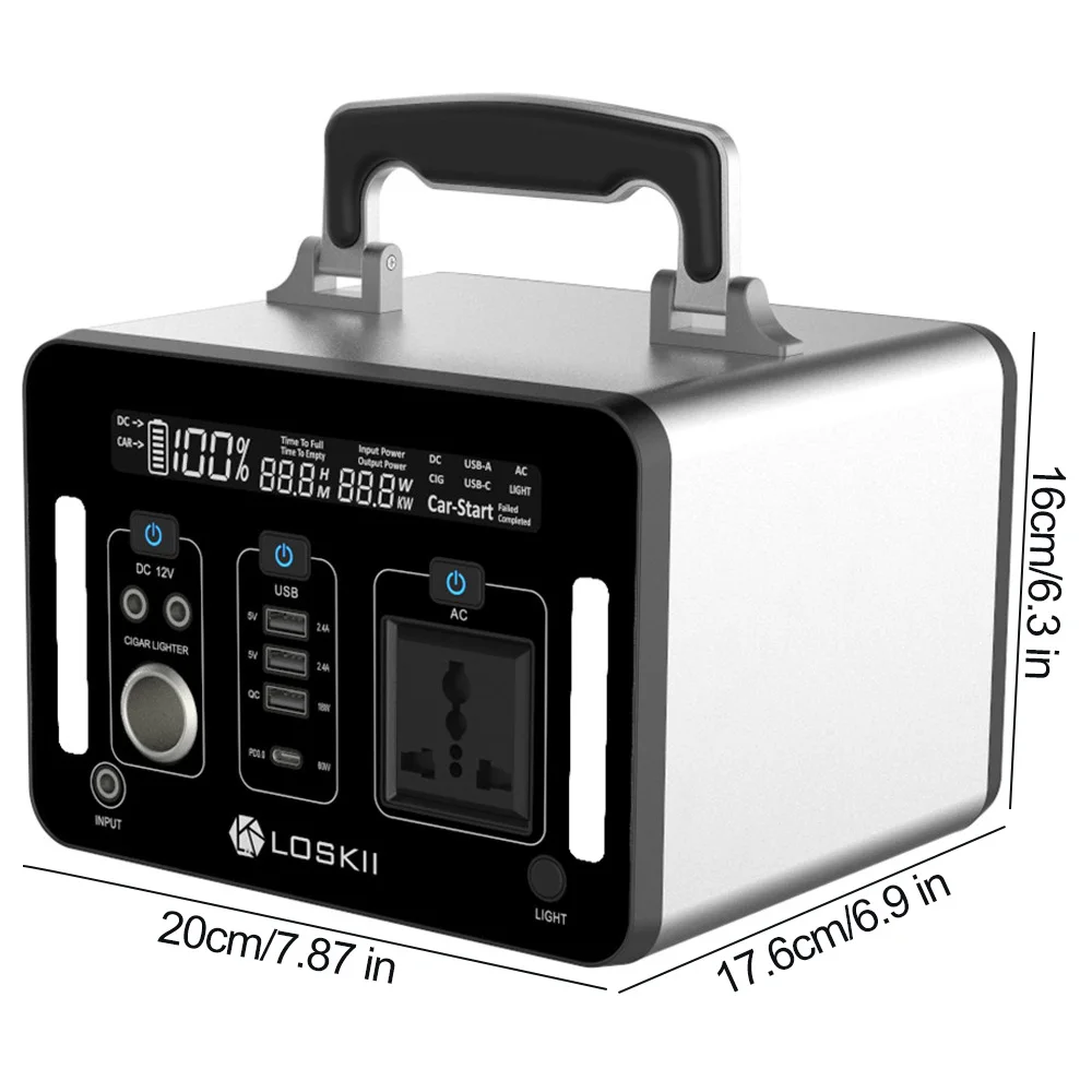 Generatoren & Mobile Stromversorgung Baumarkt Hochleistungsakku Generator 400Wh Tragbare ...