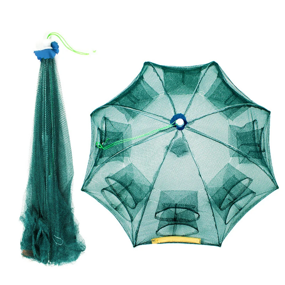 Lobster Pot BESPORTBLE Folding Fish Trap - Umbrella Folding Fishing Net ...