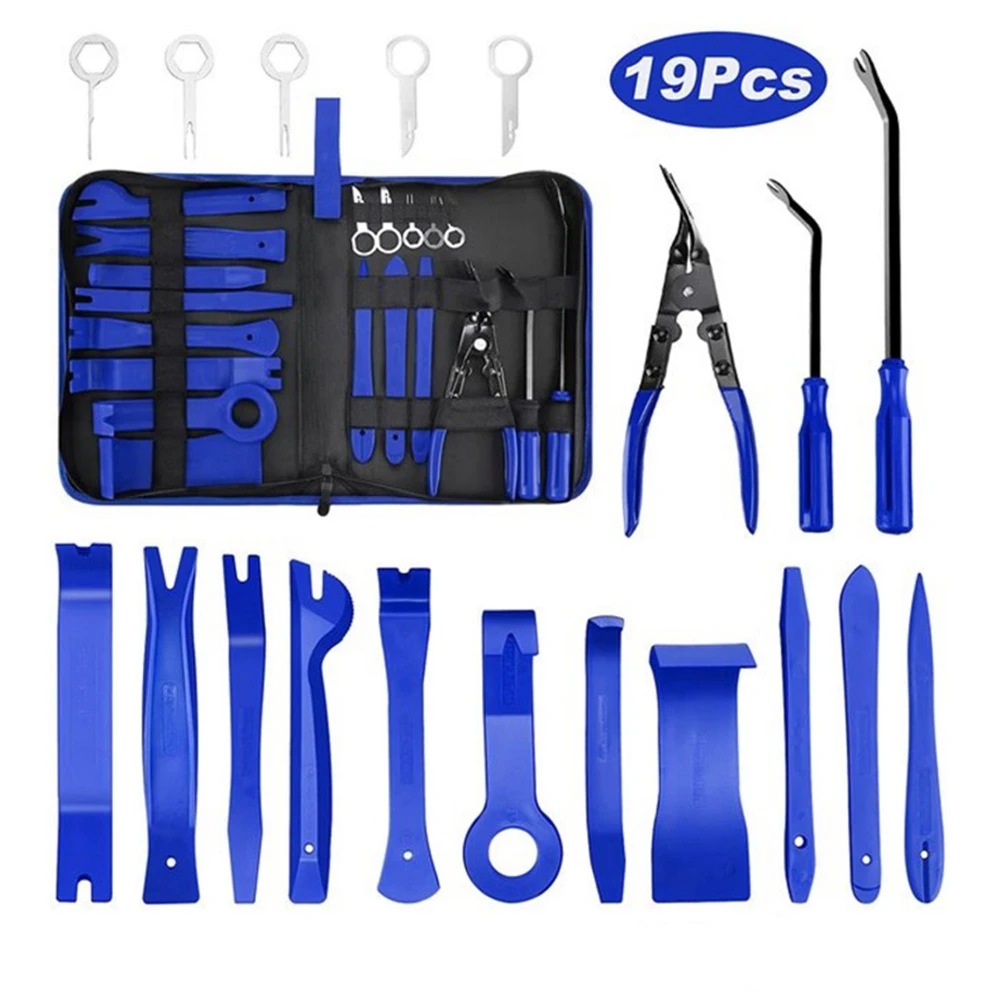 19Pcs-Disassembly-Tool-Hand-Tool-Set-Pry-Interior-Door-Clip-Panel-Trim ...