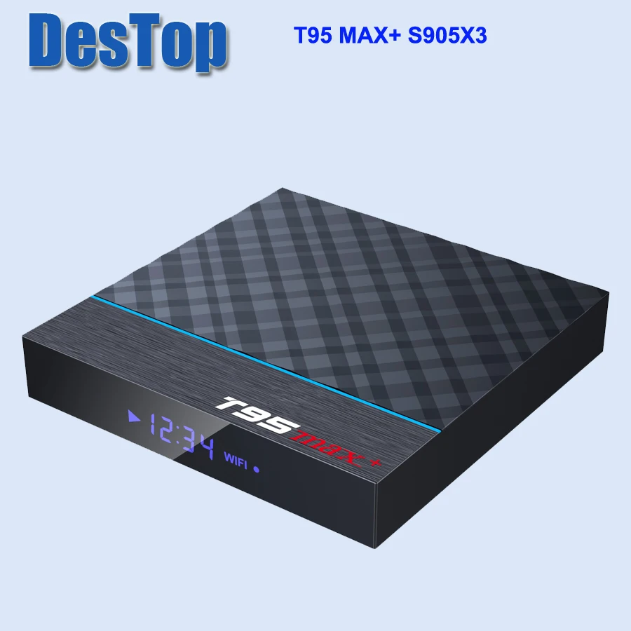 T95 MAX Plus Android tv Box Android 9,0 Amlogic S905X3 Smart tv Box 4K ...