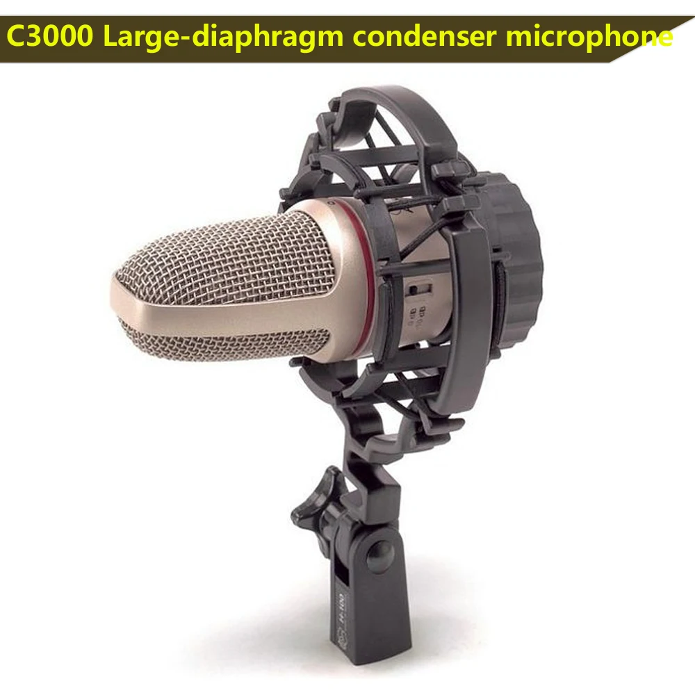 Akg c3000 c3000b profissional grande diafragma microfone condensador ...