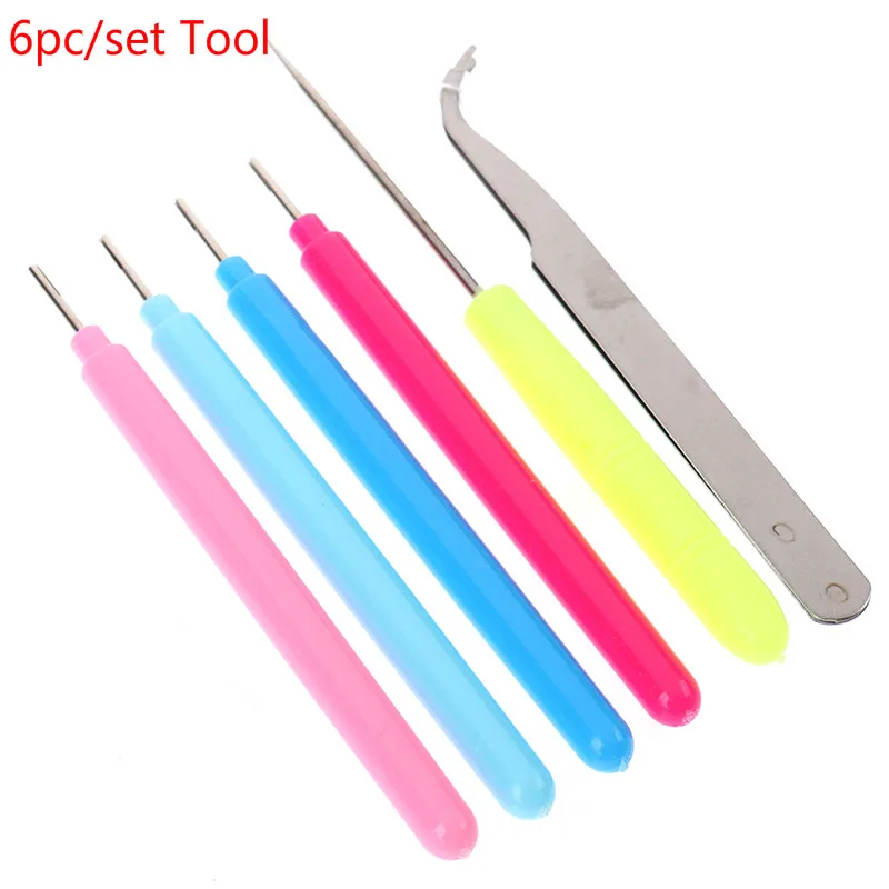 6Pcs-lot-Paper-DIY-Set-Quilling-Paper-Tools-Tweezer-Needle-Pins-Slotted ...