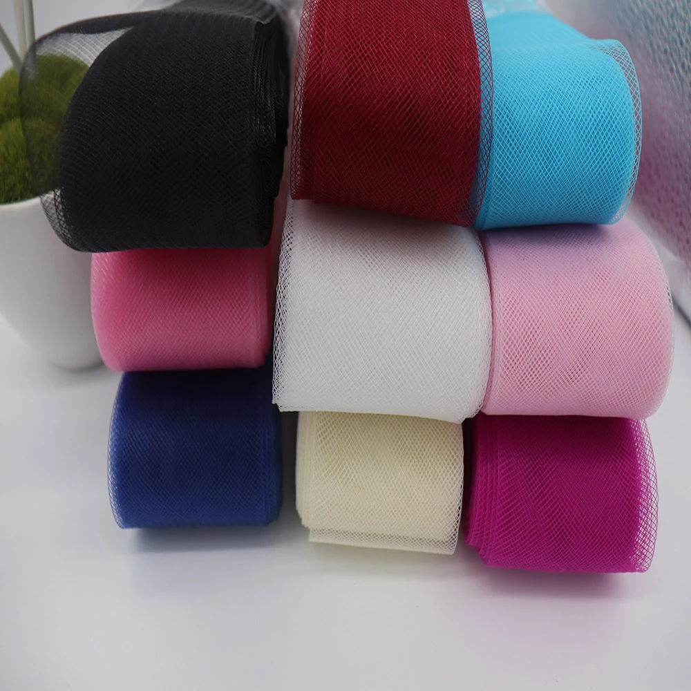 6CM Soft Hair Horse Mesh Braid Polyester fabric Flat Plain Crin Ribbon ...