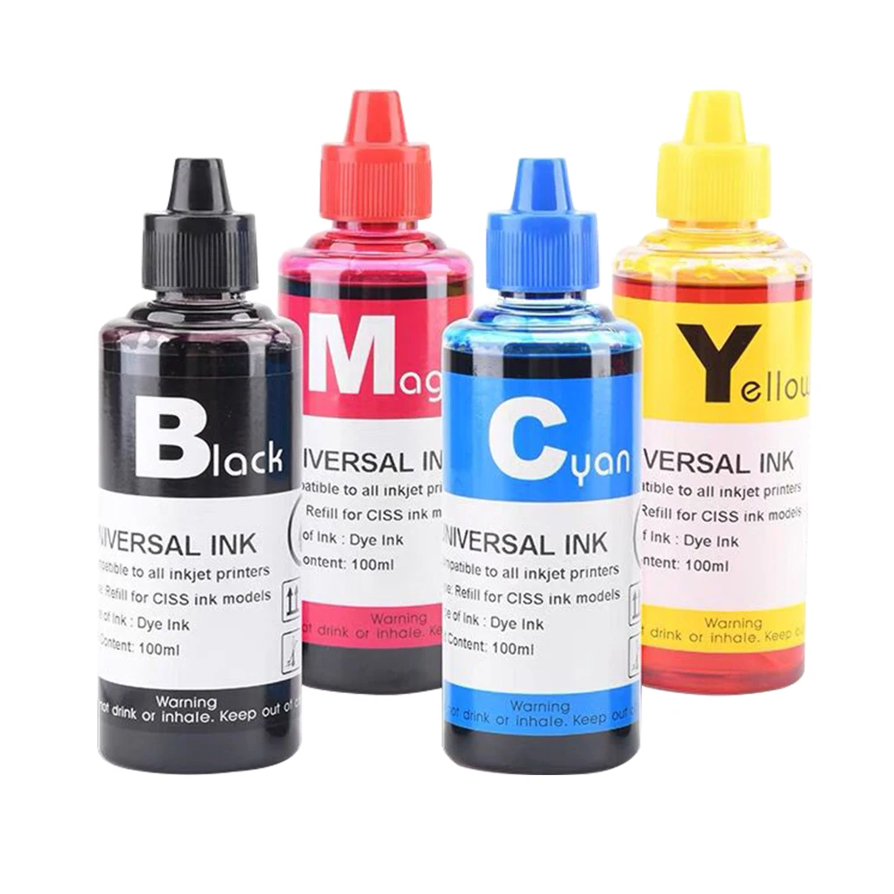 Universal Ink Cartridges Continuous Ink Supply System Refill Kit ...