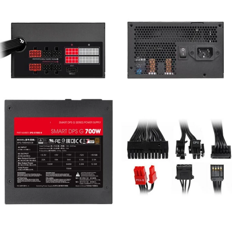 Original PSU For Thermaltake(Tt) Smart DPS G 700W 80plus Bronze Half ...