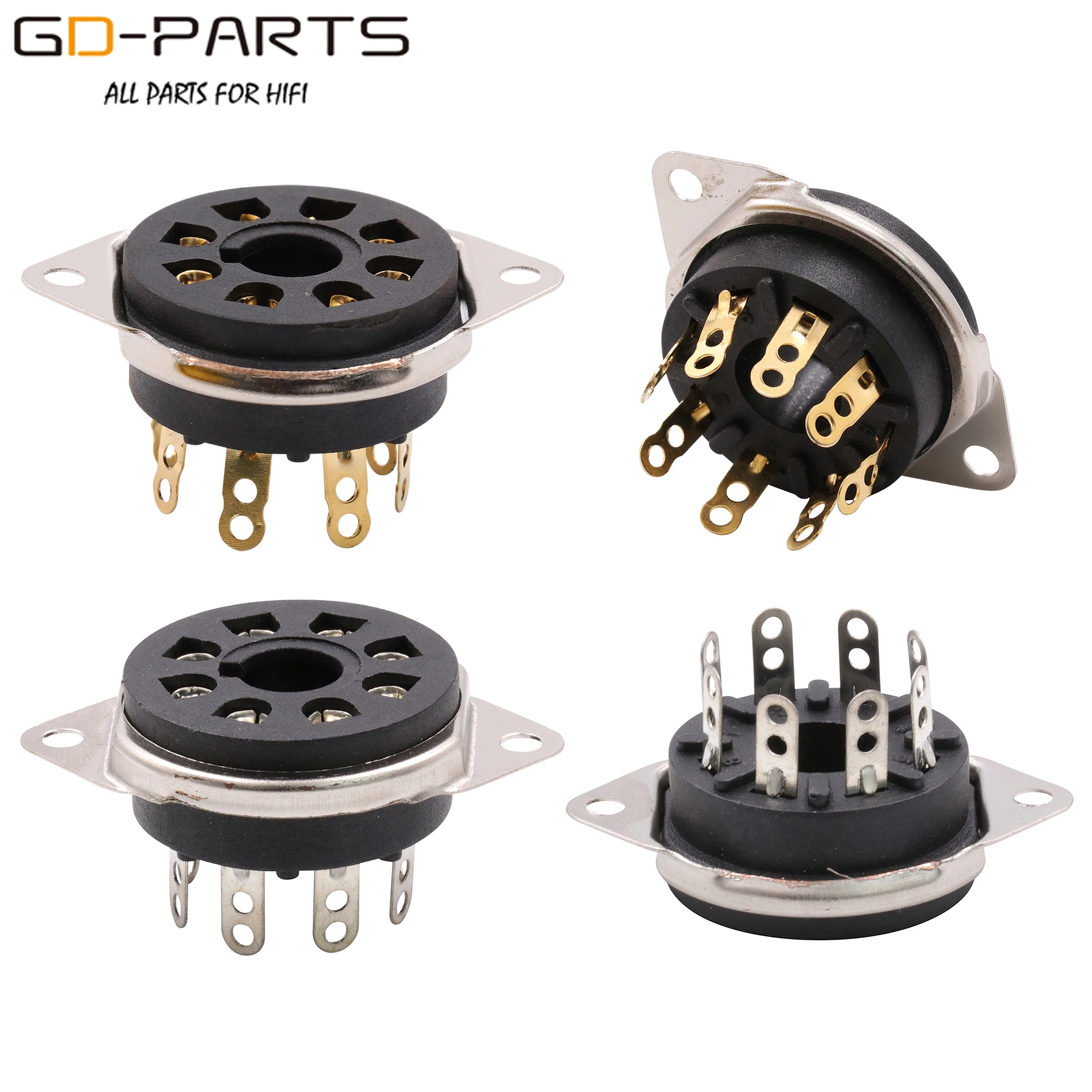 8Pin Octal Bakelite Vacuum Tube Socket Base For KT88 EL34 6V6 GZ34 KT66 ...