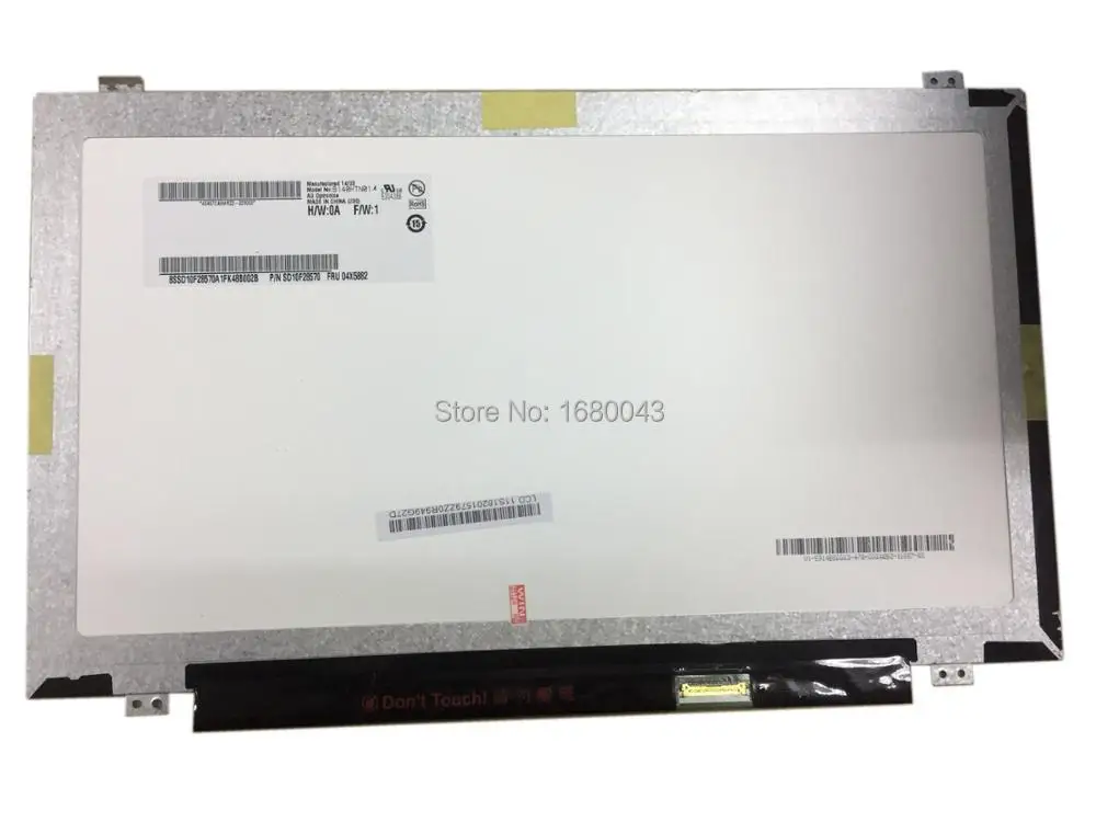B140htn01.4 Fit Hb140fh1-301 401 B140htn01.2 N140hge-eaa/ A1/ Ba Edp ...