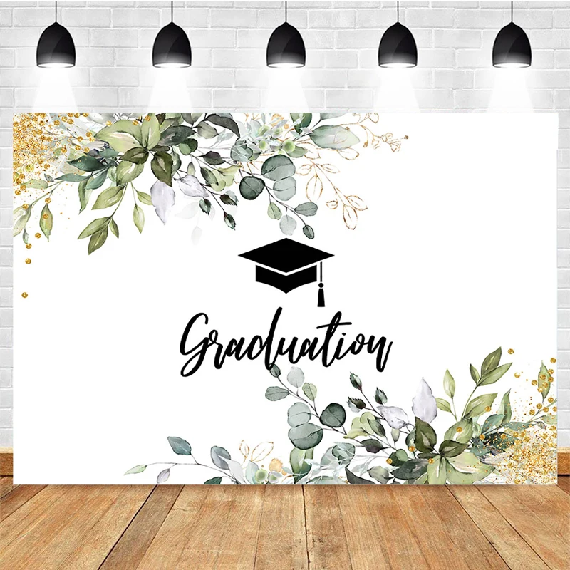 Graduation Background Wallpaper Green