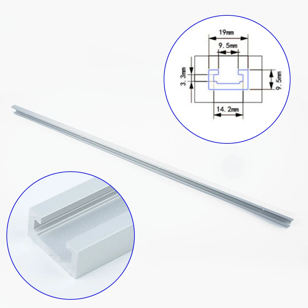 1 * T Slider Mini aleación de aluminio 400/500/600mm T Track t slot ...