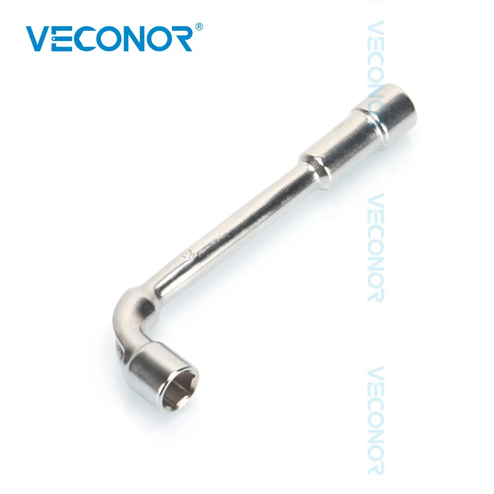 12mm L Type Angled Socket Wrench Spanner With Thru Hole, Chome Vanadium ...
