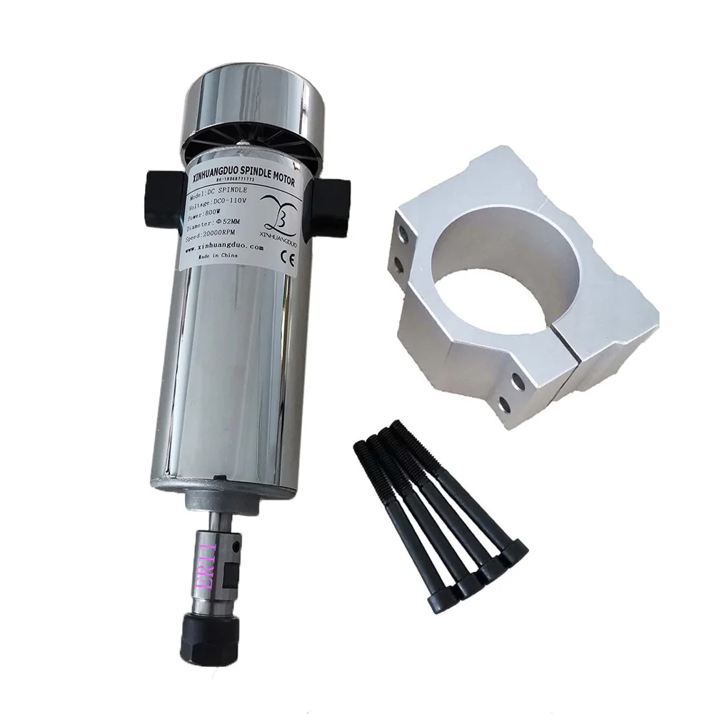 800w Dc Spindle Motor 0.8kw Dc 0-110v 20000rpm Cnc Carving Milling Air ...