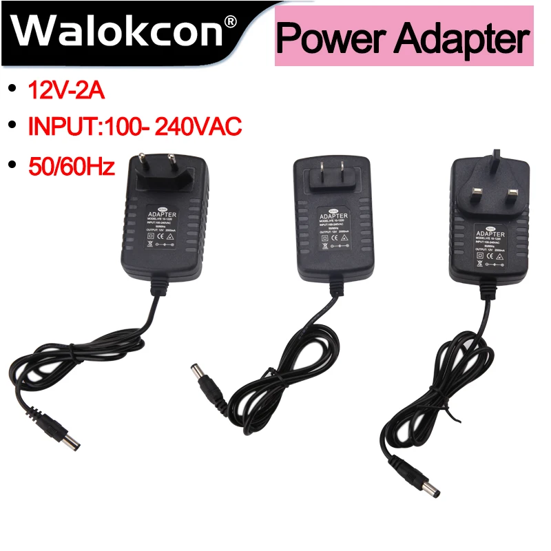 Power-Adapter-AC-110-240V-DC-12V-Supply-Charger-Adaptor-EU-US-UK-For ...