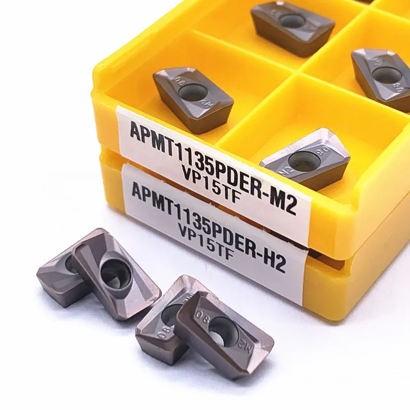 APMT1604-APMT1135-M2-H2-Carbide-Milling-Insert-CNC-Metal-Lathe-PDER ...