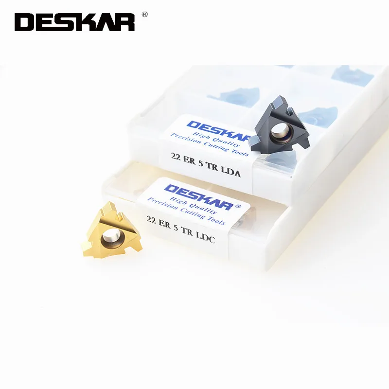 10PCS DESKAR 22ER 22IR 4TR 5TR 6TR LDA LDC Threading Turning Tools ...