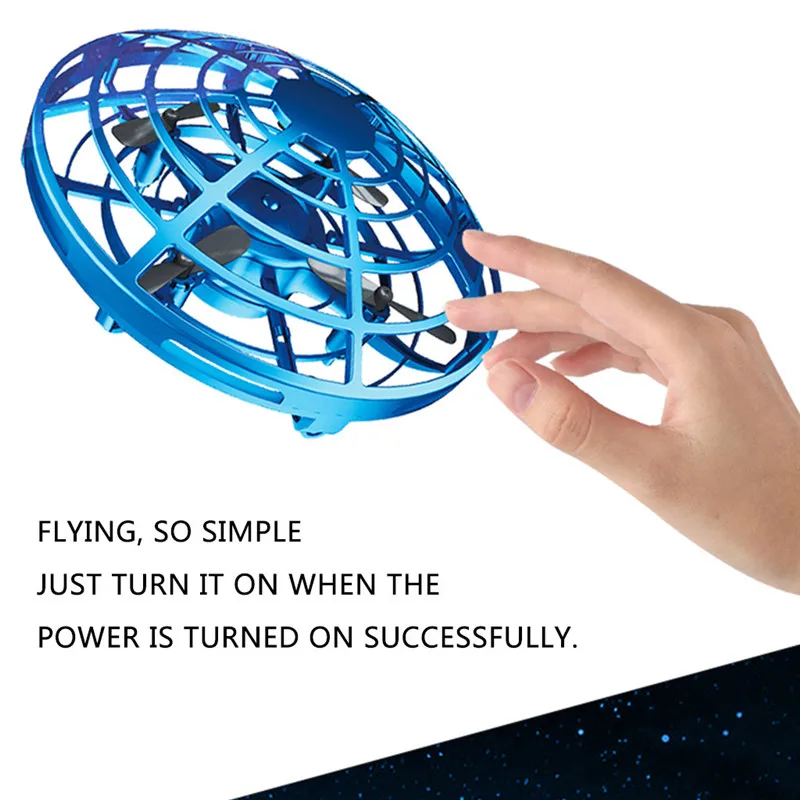 Helicopter Gesture Sensor UFO Aircraft Intelligent Suspension UAV Toy ...