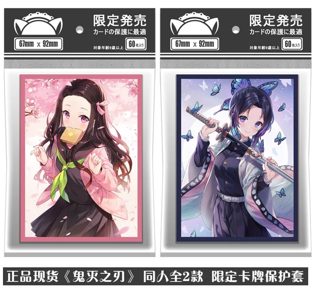 60Db/1Set Demon Slayer Kamado Nezuko Kochou Shinobu Táblázatkártya Case ...