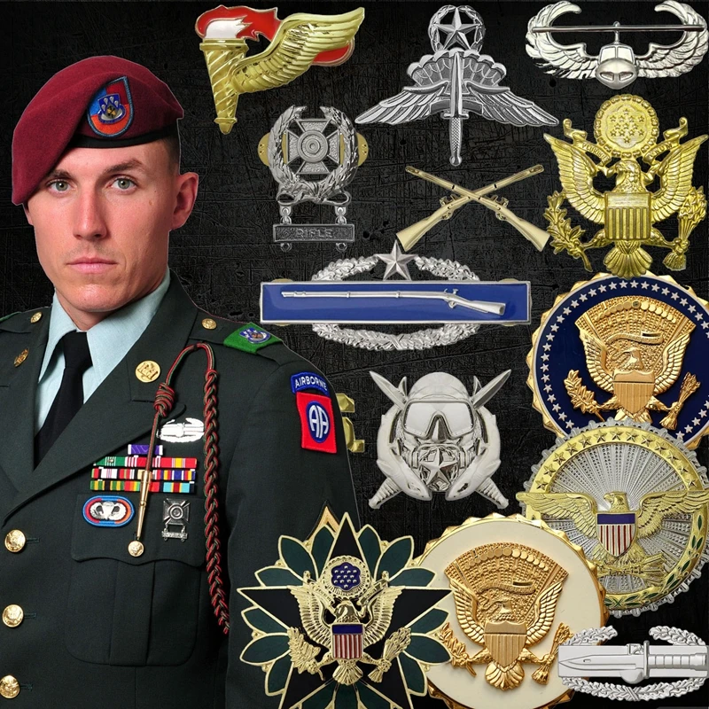 Army Special Forces Combat Pin Asu