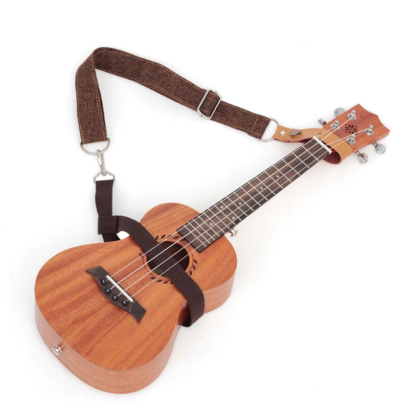 Ukulele stud-free crossbody strap selected coffee/beige two-color ...