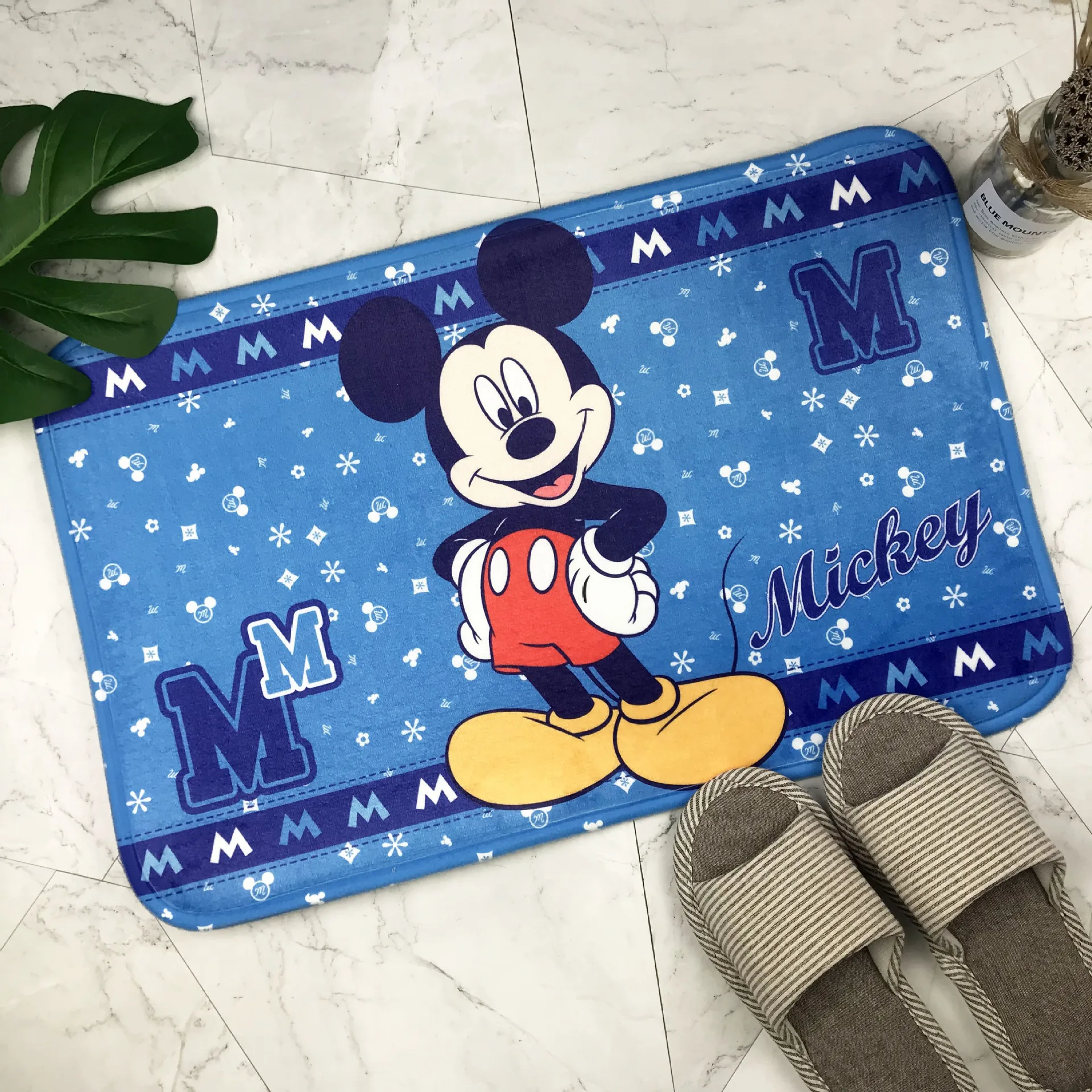 Disney Cartoon Mickey and Minnie Mouse Door Mat Kids Boys Girls Game ...