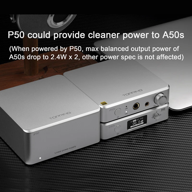 Topping A50s single-end 6.35mm Headphone Amplifier