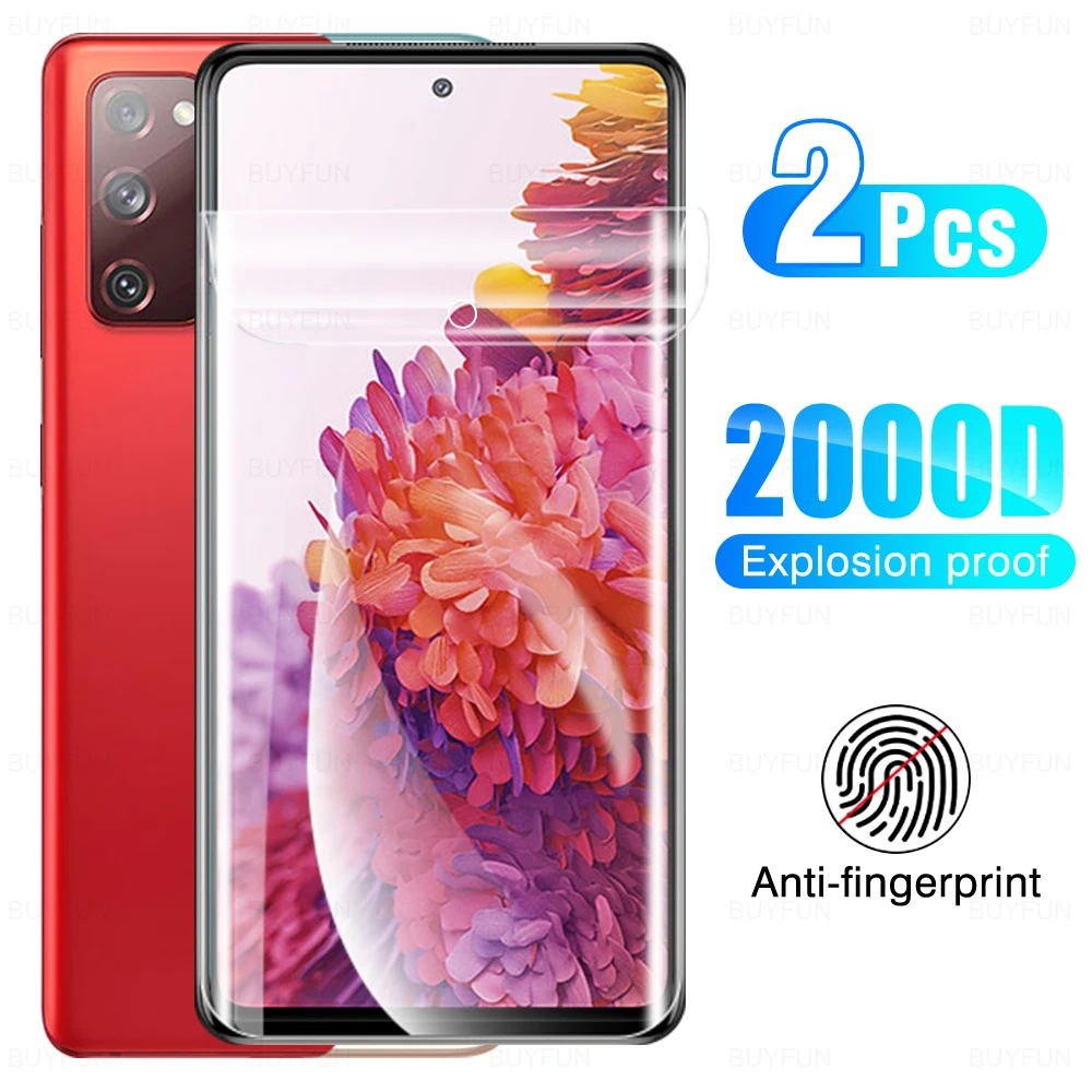 2PCS Hydrogel Film Screen Protector For Samsung Galaxy S20 FE S21 S10 ...