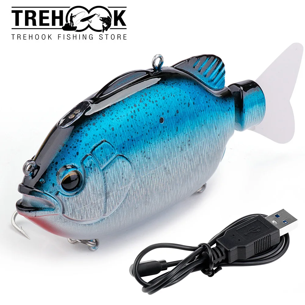 TREHOOK Topwater Self swimming Lures For Fishing 13cm 58g Magnetic ...