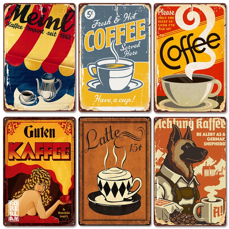 Retro Coffee Posters
