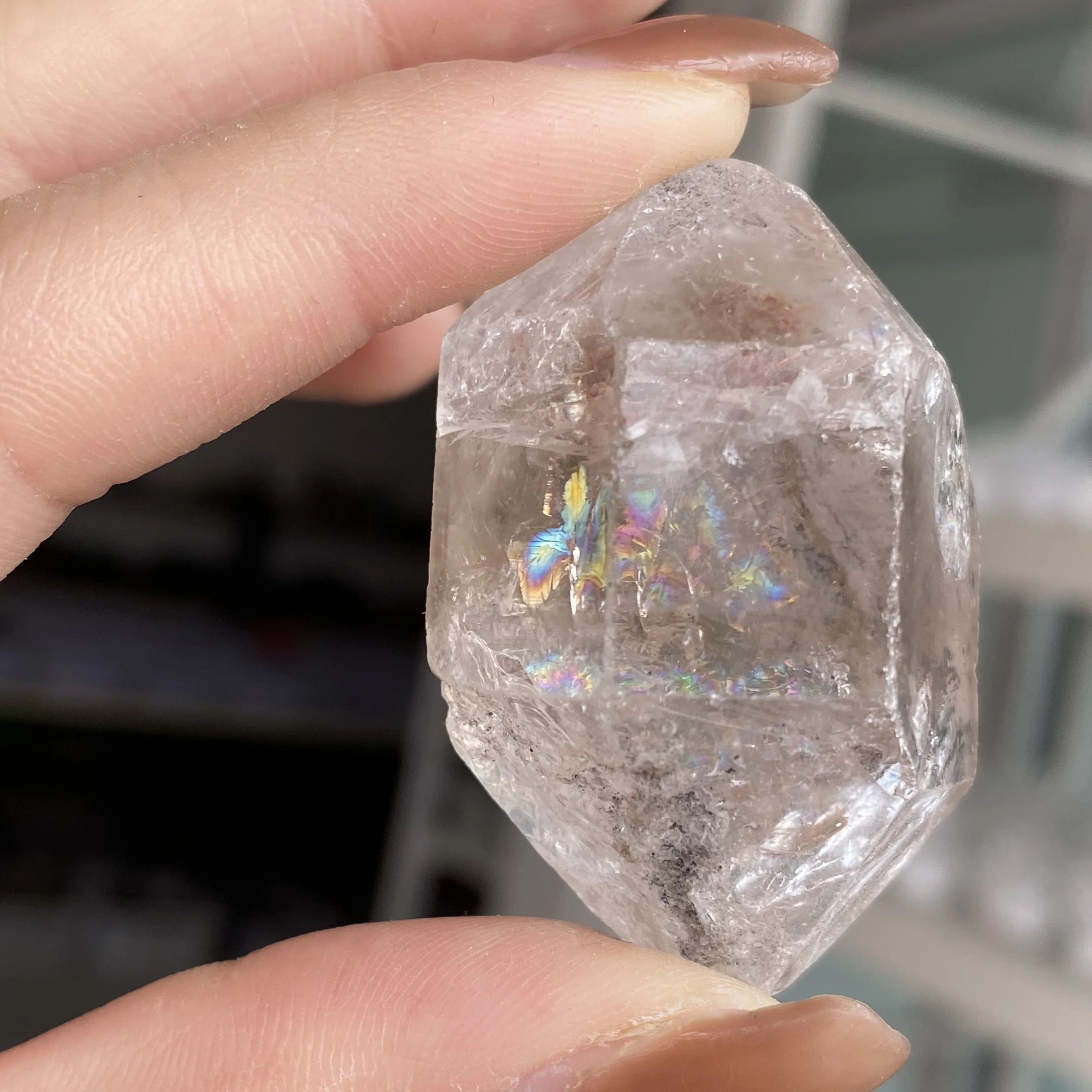 Natural Mozambican Diamond Quartz Crystal Stone Raw Gemstone Rough ...