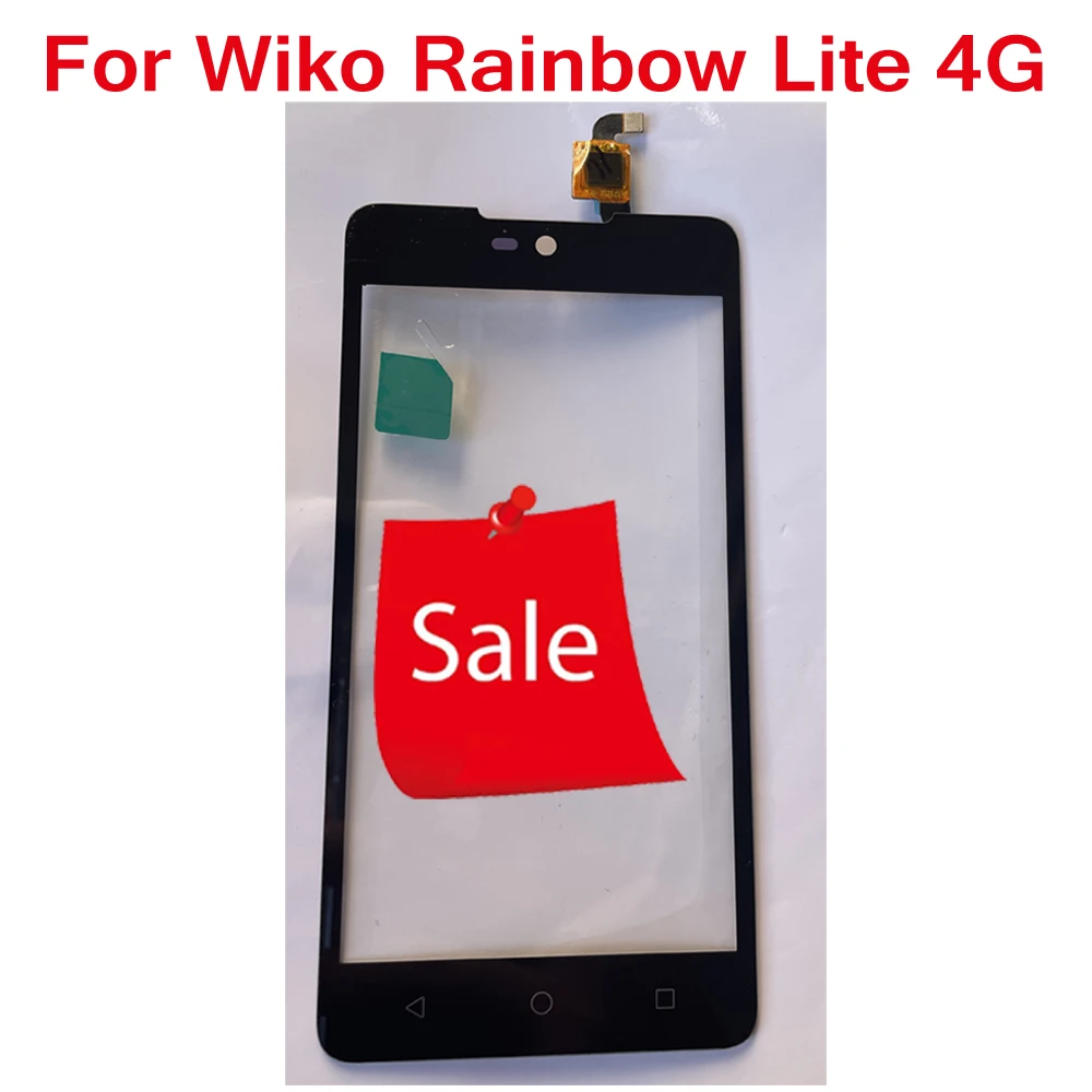 On Sale !!! Black Front Panel Touch Screen For Wiko Rainbow Lite 4g ...