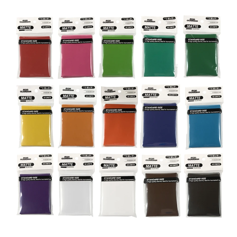 100pcs Matte Board Game Card Protector For Mtg Pokemon Yugioh Card ...