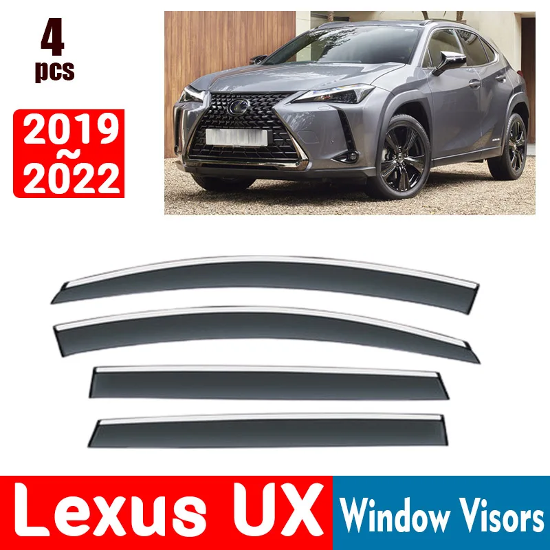 FOR-Lexus-UX-UX200-UX250H-2019-2020-2021-Window-Visors-Rain-Guard ...