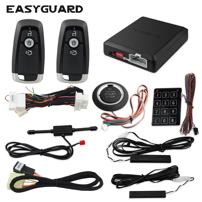 EASYGUARD CAN BUS plug and play PKE kit fit for petrol Ford Fiesta ...