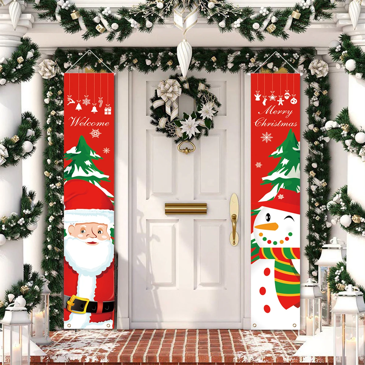 10 christmas decorations door ideas to welcome your guests with holiday ...