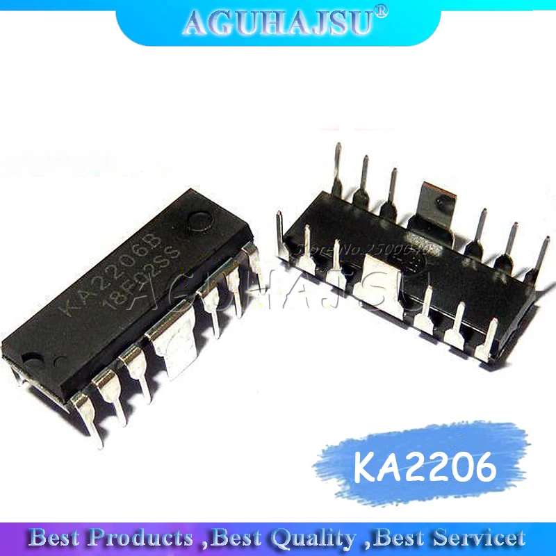 10 piezas KA2206 DIP12 KA2206B DIP nuevo y original teclado IC bloque ...